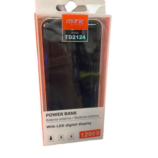 Power Bank TD2124 12000 mah MTK - Milicel