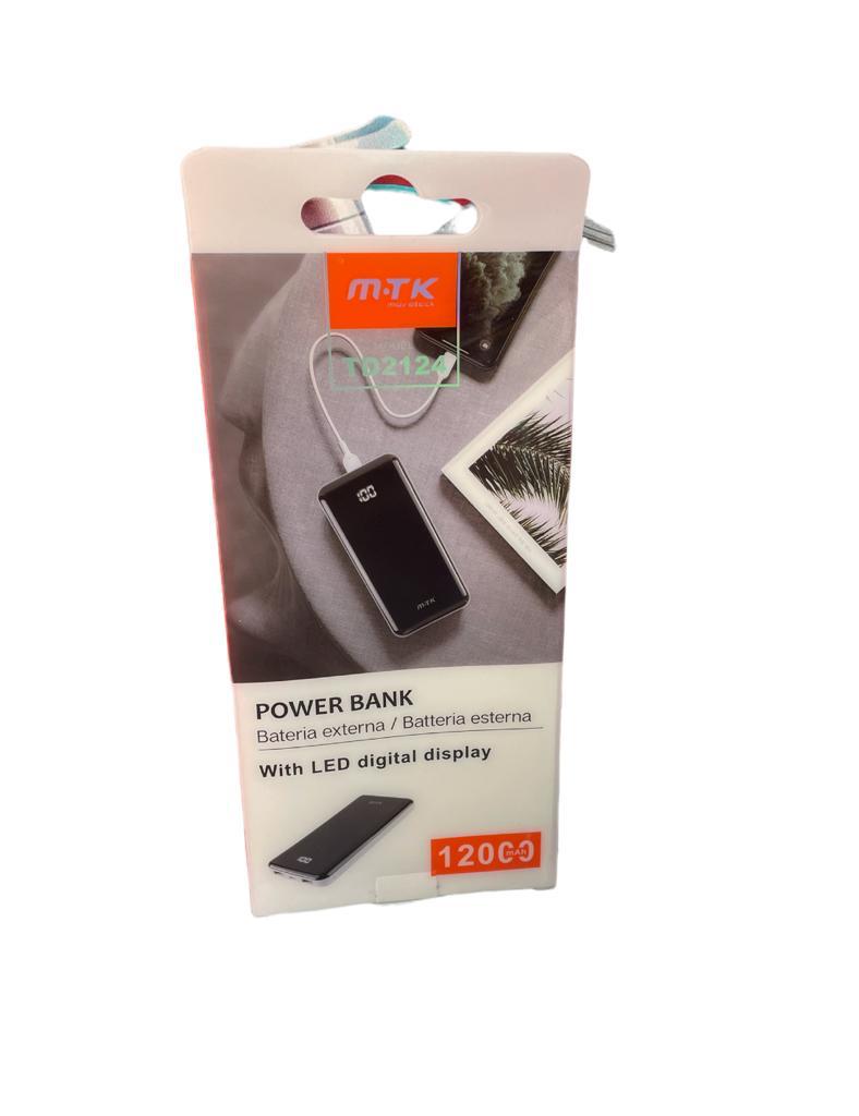 Power Bank TD2124 12000 mah MTK - Milicel