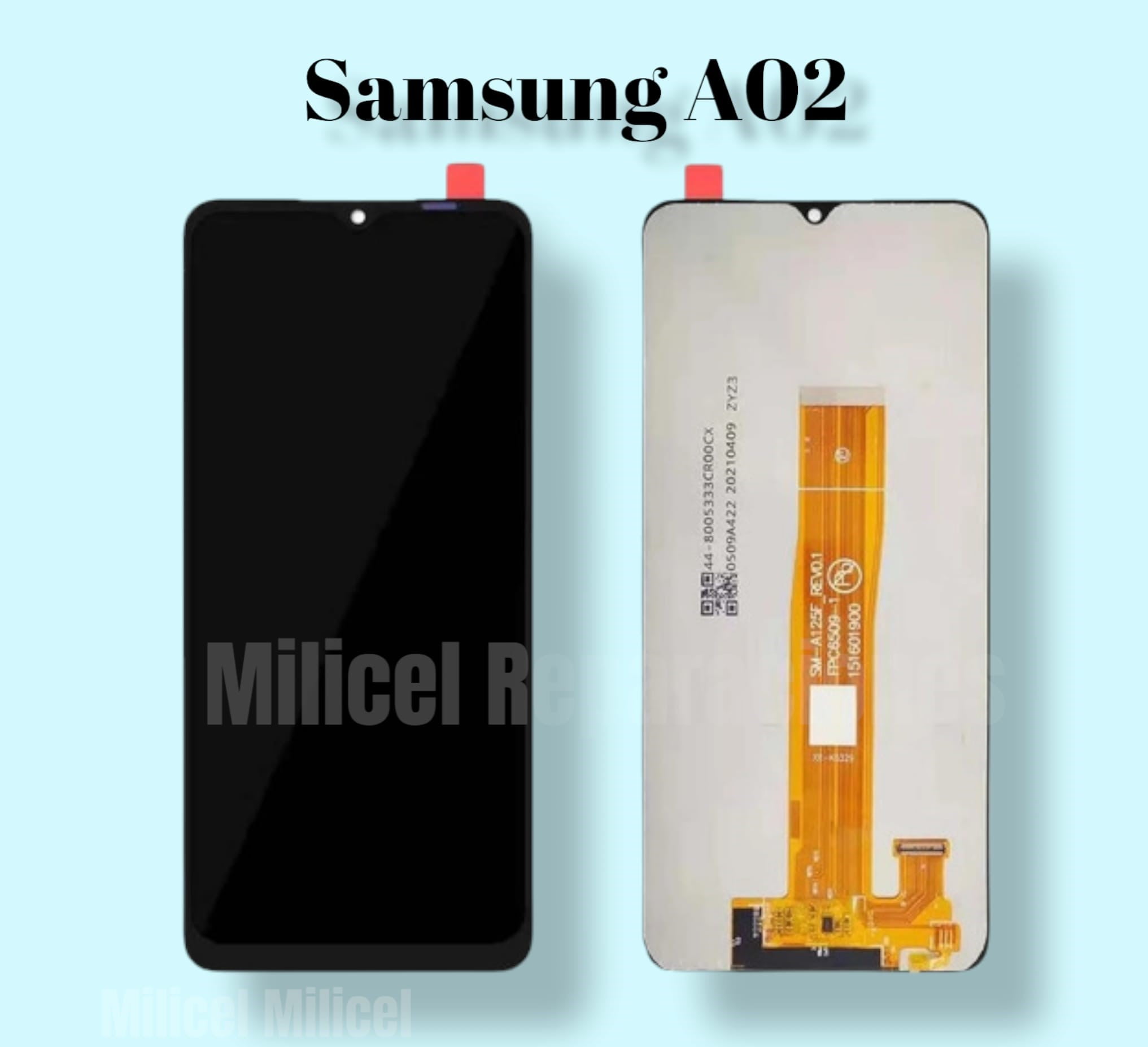 Display Samsung A125/A127/A12 / A02/A022 Comp. (OLED) - Milicel